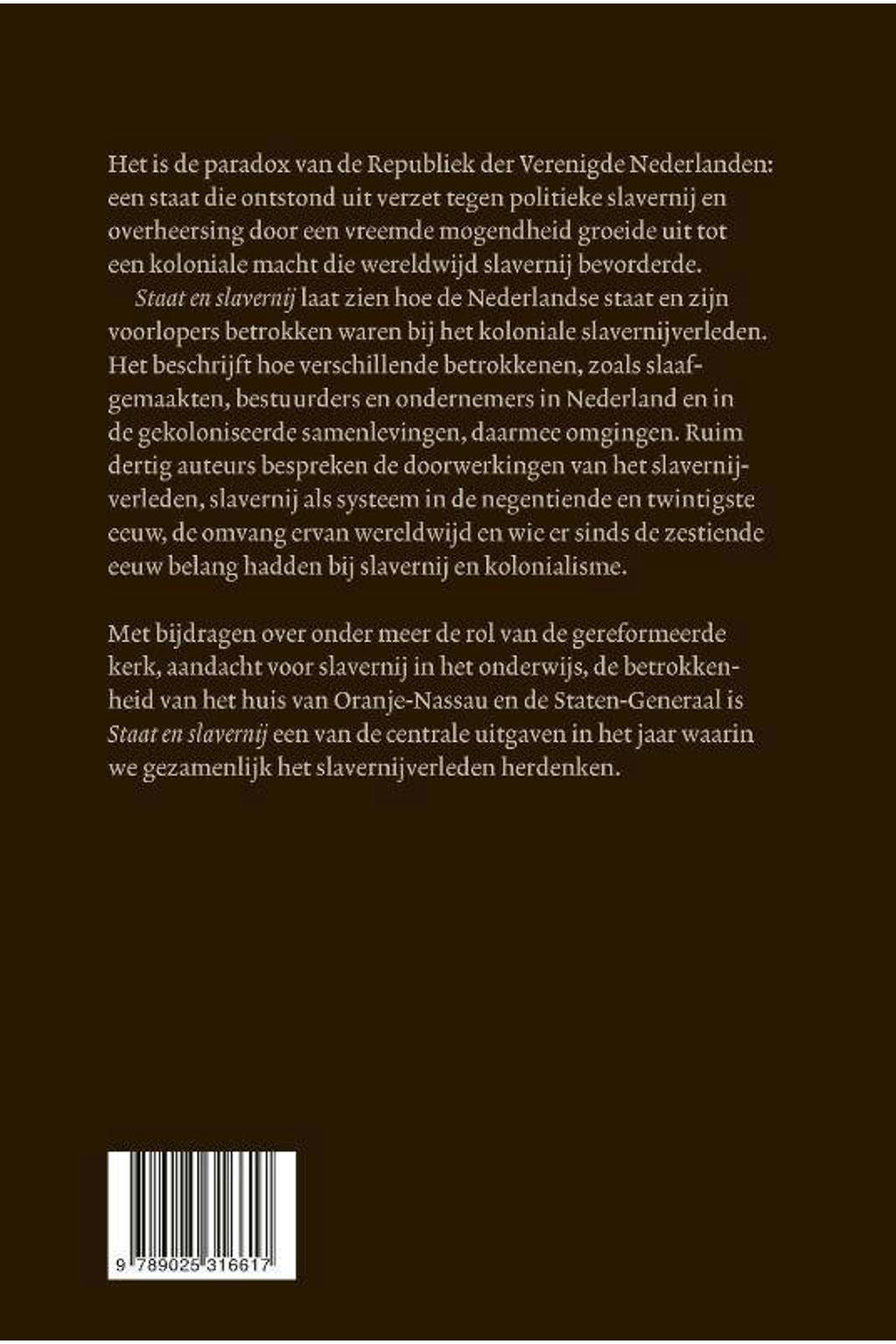 Rose Mary Allen, Esther Captain, Matthias van Rossum, e.a. Staat en ...