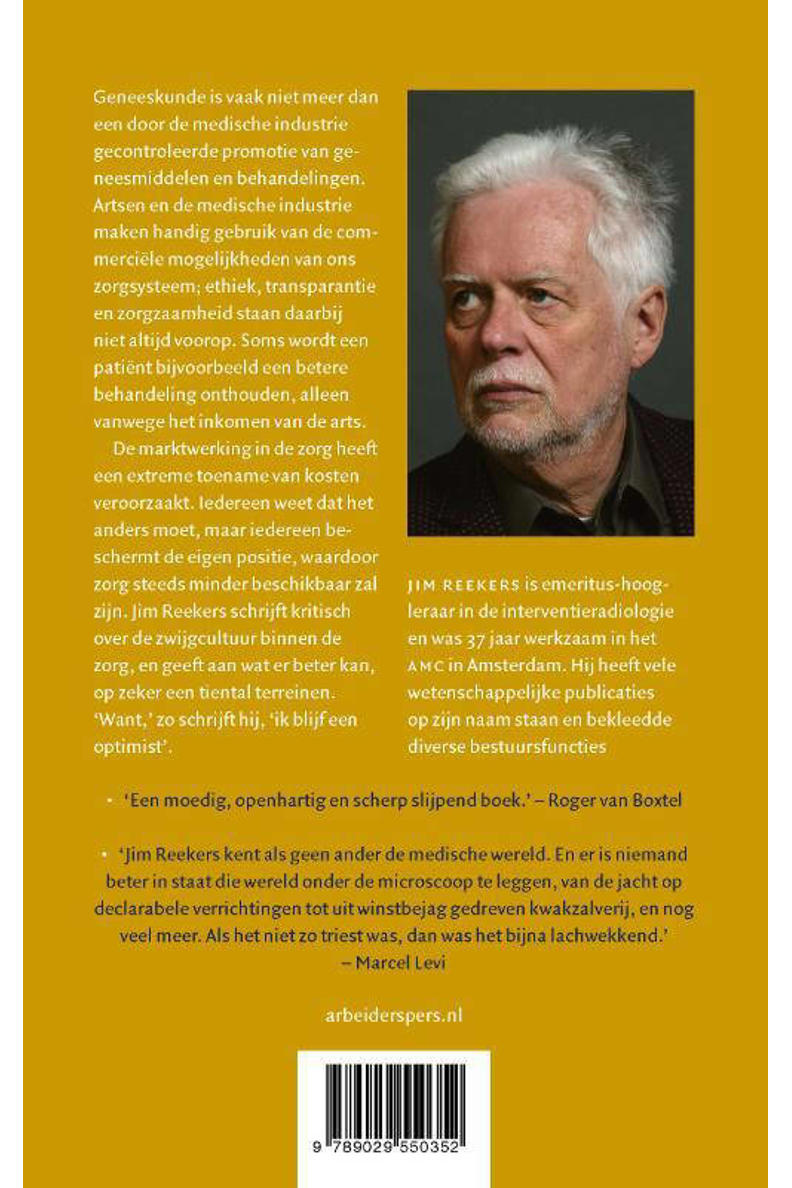 Jim Reekers De medische omerta | wehkamp