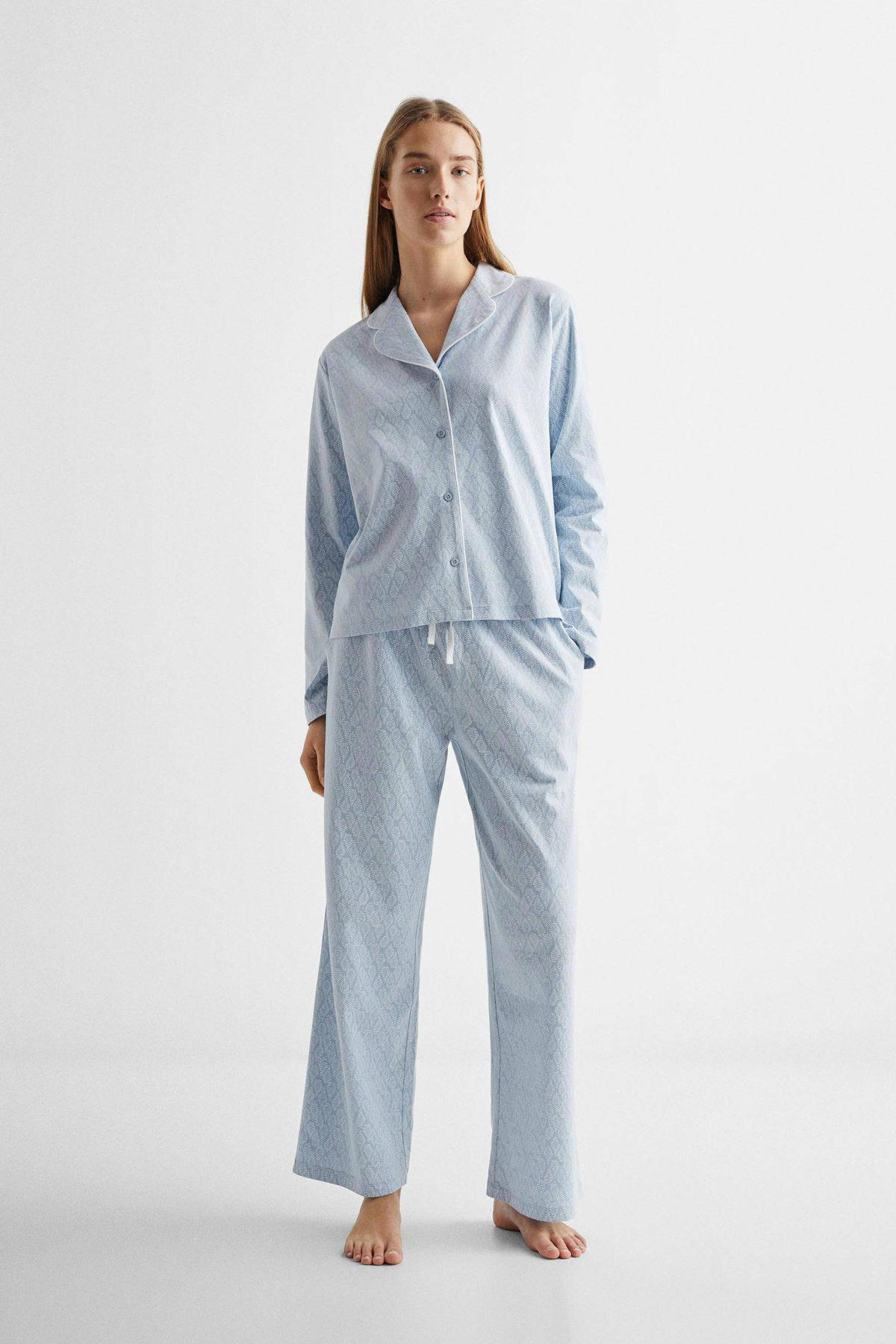 Mango Kids pyjama lichtblauw kopen? | Morgen in huis | wehkamp