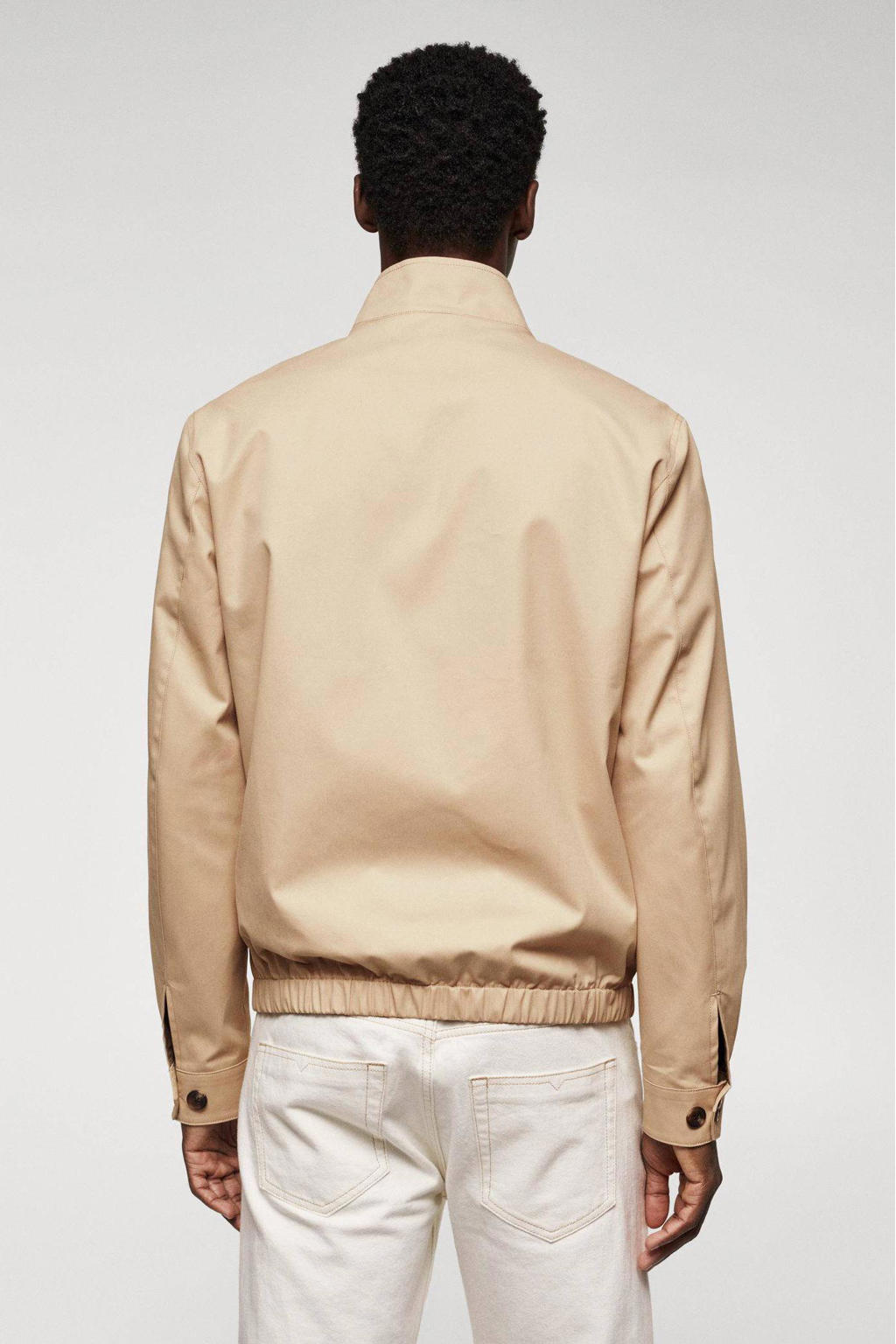 Mango Man bomberjack zomer beige | wehkamp