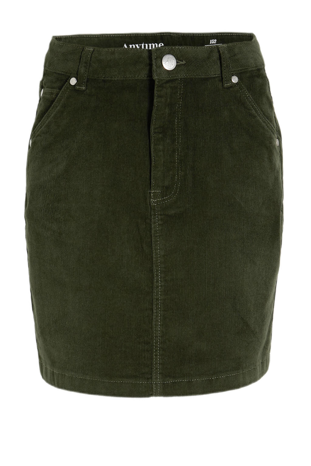 anytime corduroy rok groen kopen? | Morgen in huis | wehkamp