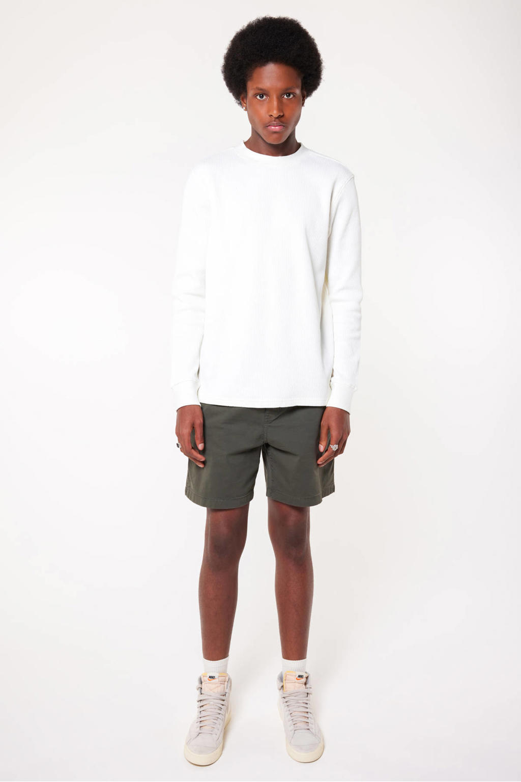 America Today regular fit short Niko army | wehkamp