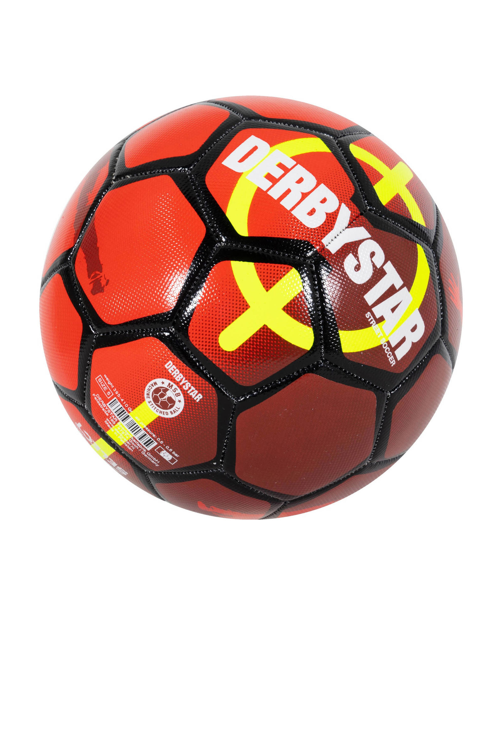 Derbystar Junior Voetbal Street Soccer Ball maat 5 | wehkamp