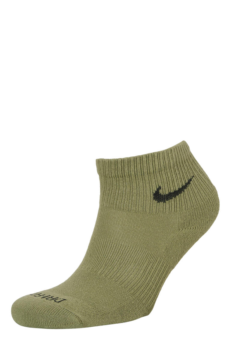 Nike sportsokken - set van 3 donkerrood/lichtblauw/kaki | wehkamp