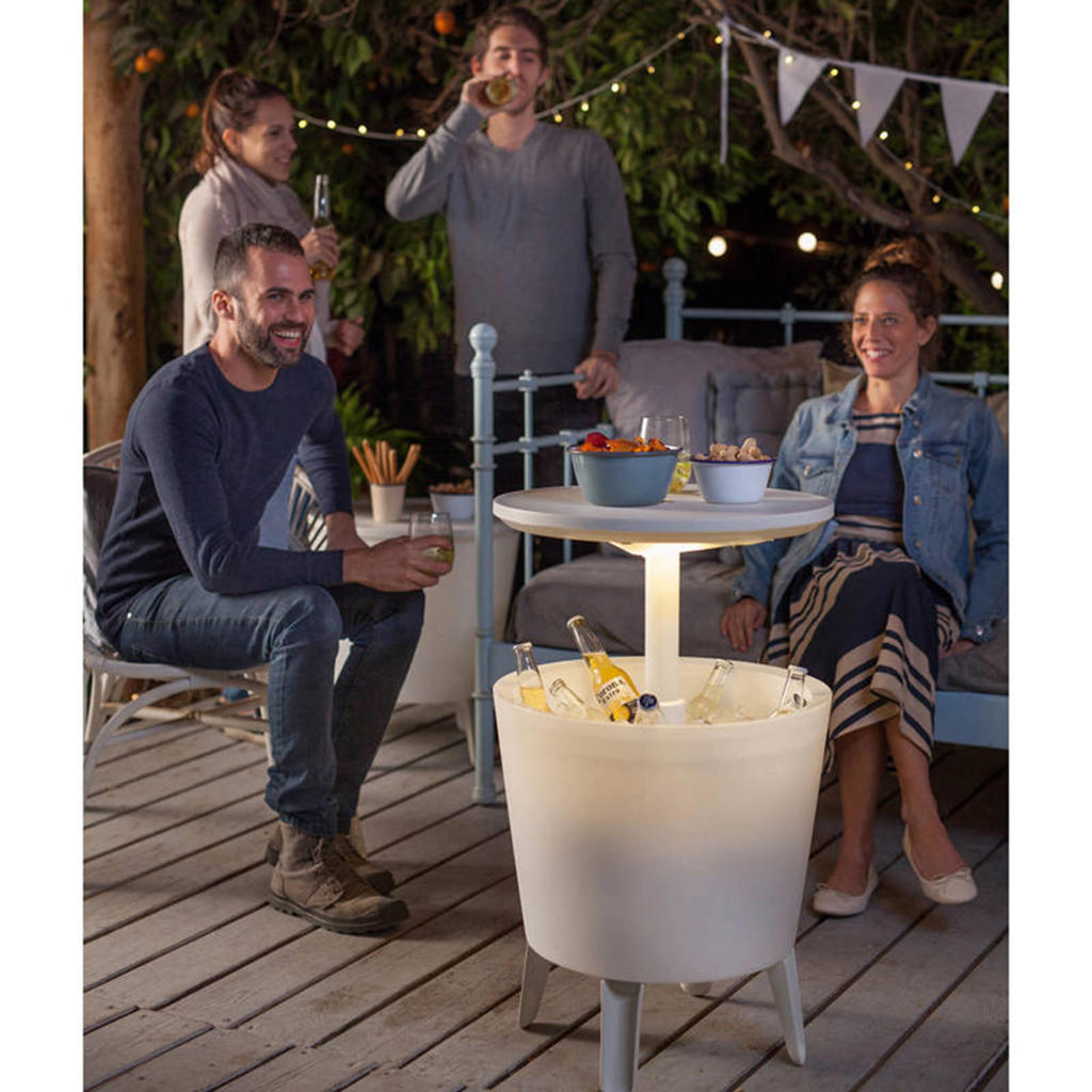 Keter ligbed set Jaipur/Illuminated Cool bar | wehkamp