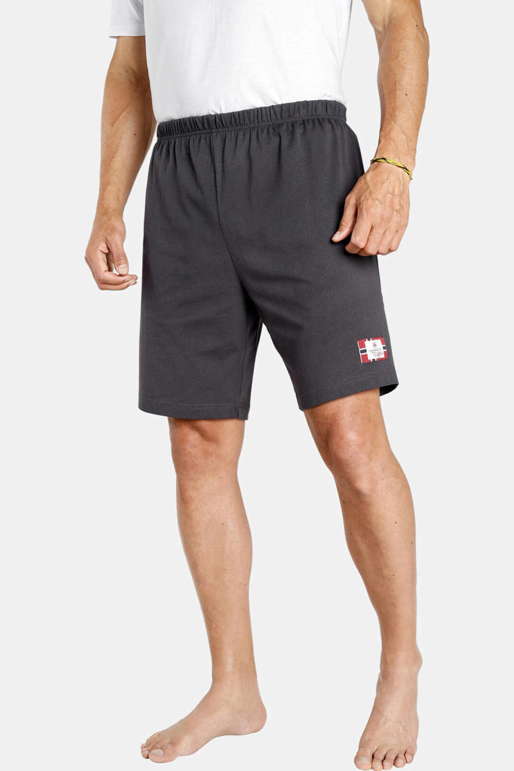 Jan Vanderstorm Plus Size pyjamashort TAISTO (set van 2) rood ...