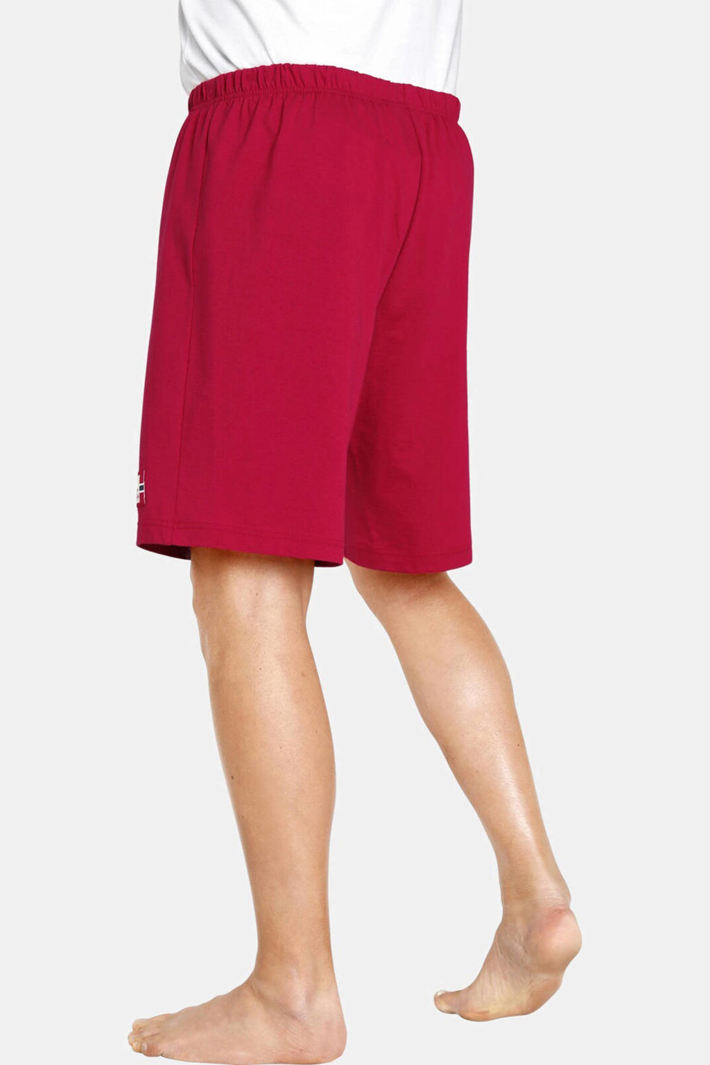 Jan Vanderstorm Plus Size pyjamashort TAISTO (set van 2) rood ...