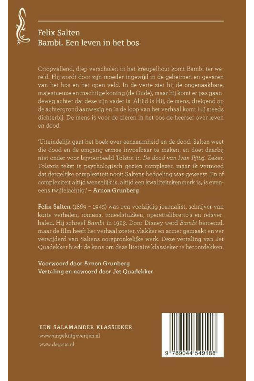 Felix Salten Bambi kopen? | Morgen in huis | wehkamp