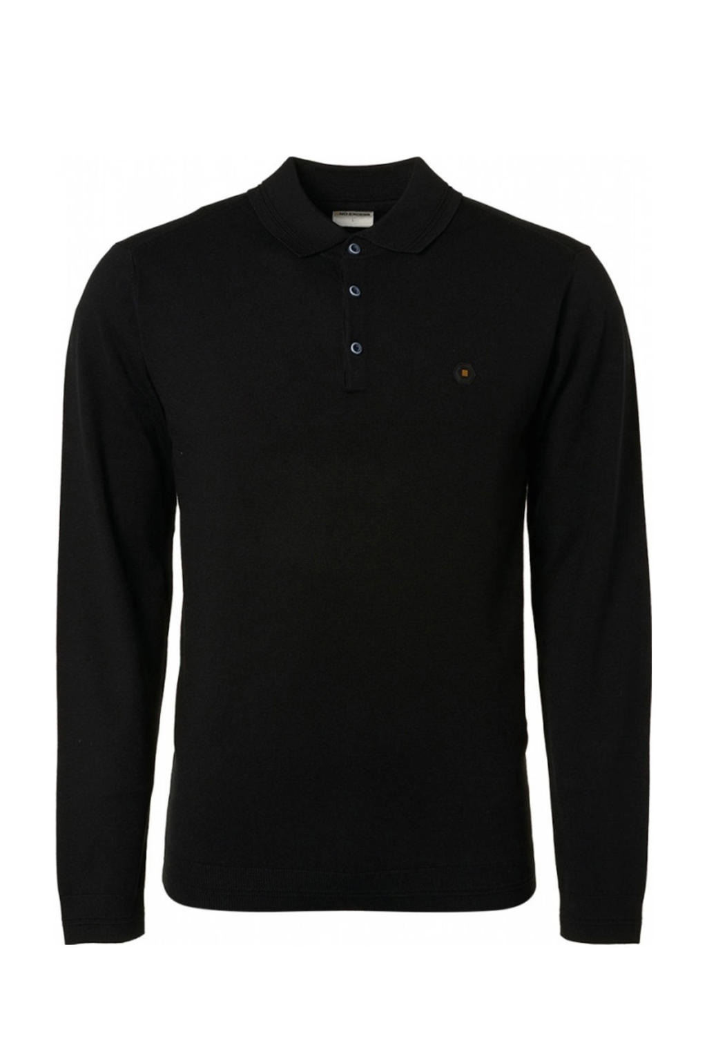 No Excess polo met logo zwart | wehkamp