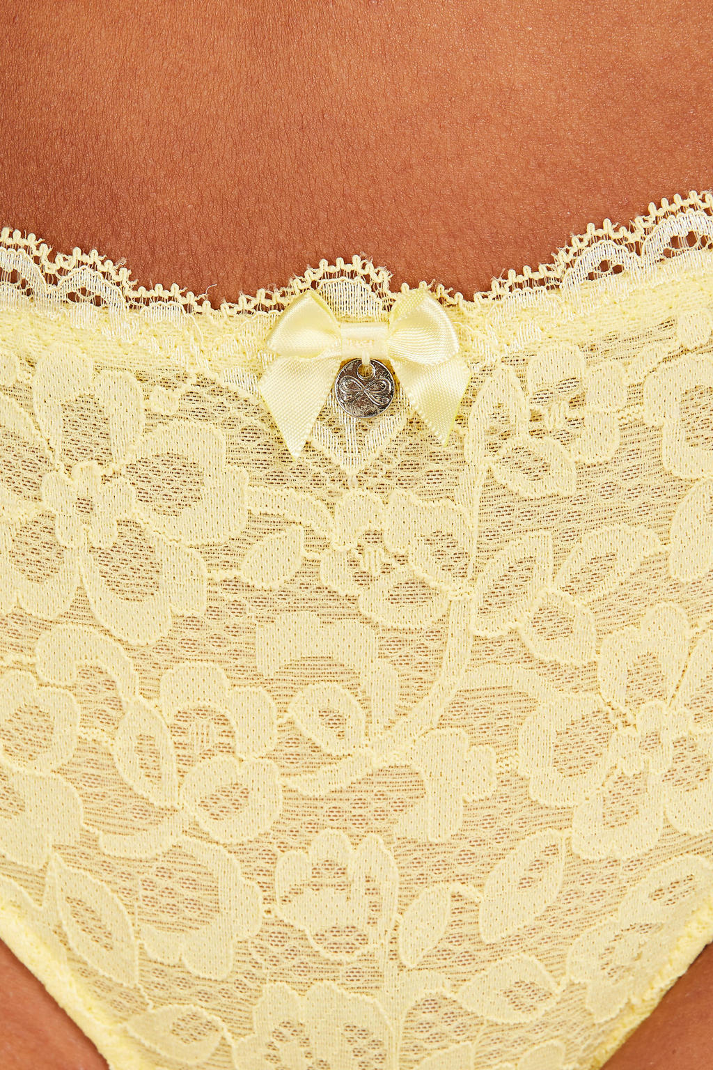 Hunkemöller string Marine geel | wehkamp