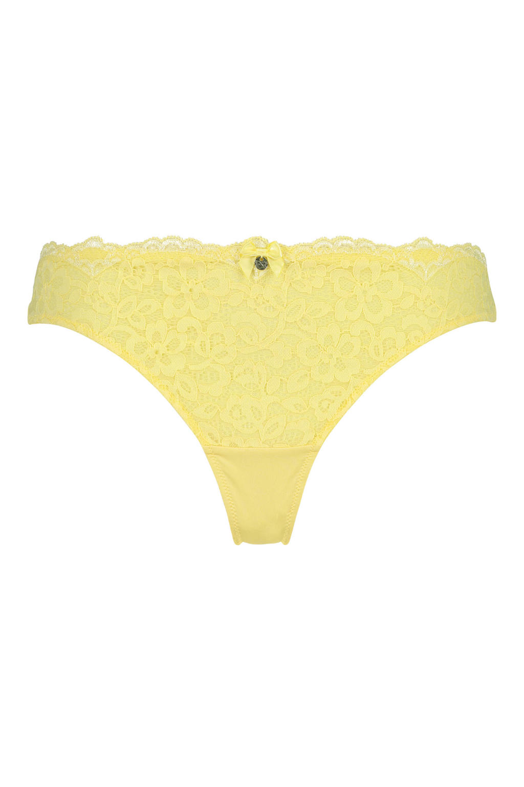 Hunkemöller string Marine geel | wehkamp