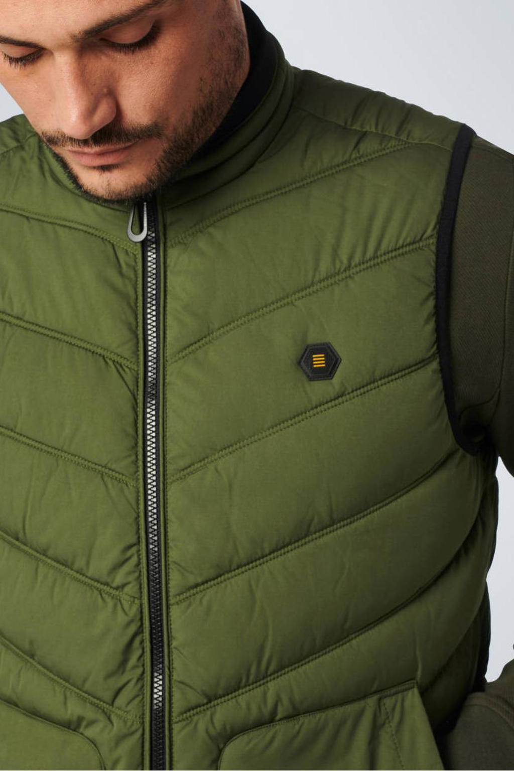 No Excess bodywarmer met logo dark green | wehkamp