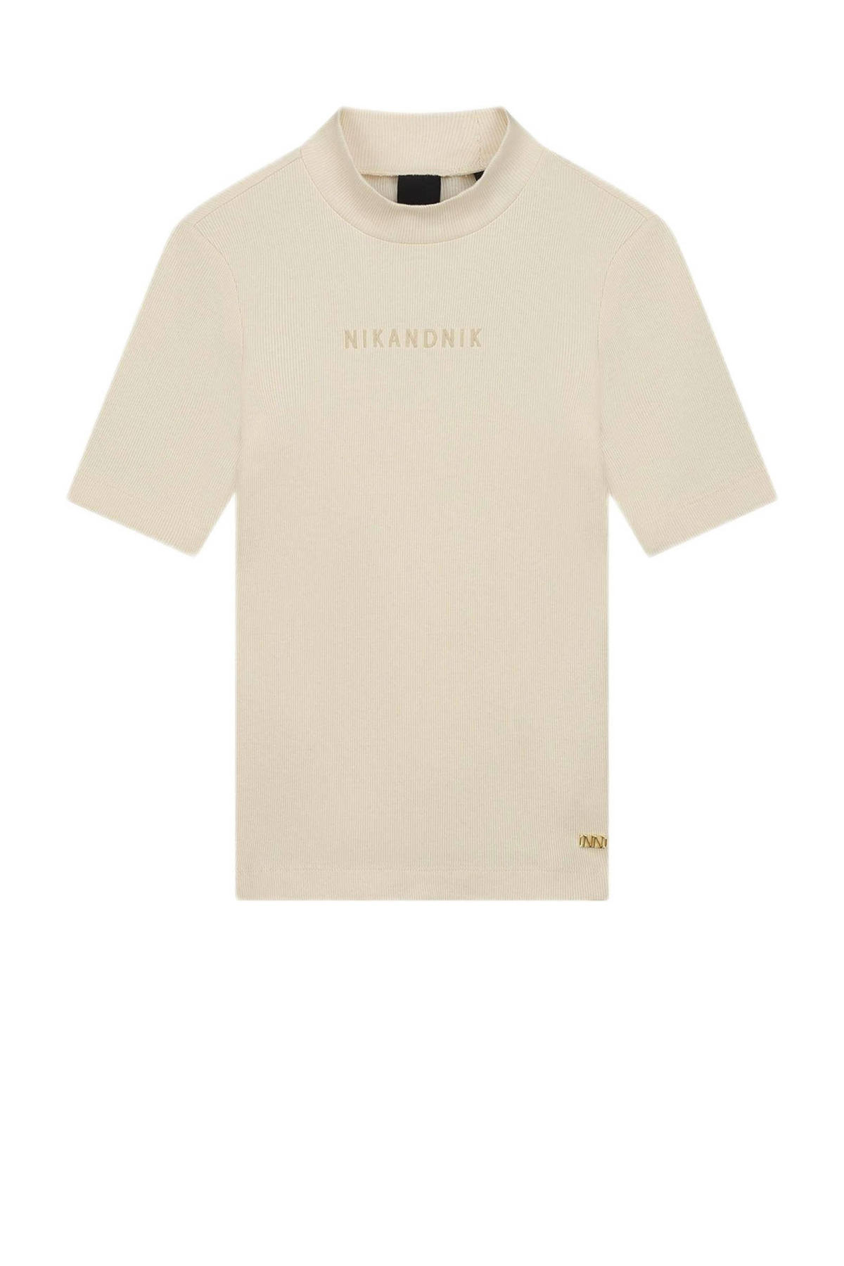 NIK&NIK top met logo beige kopen? | Morgen in huis | wehkamp