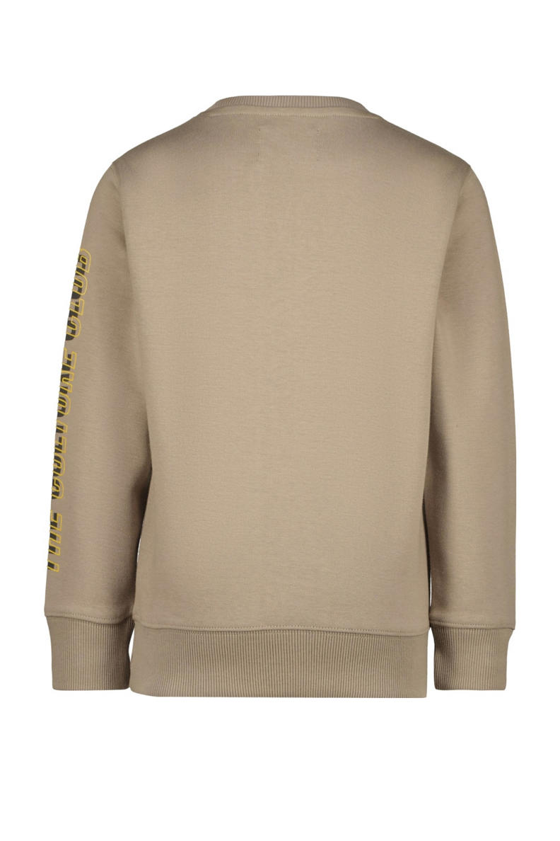 Raizzed sweater Viceton met tekst beige | wehkamp