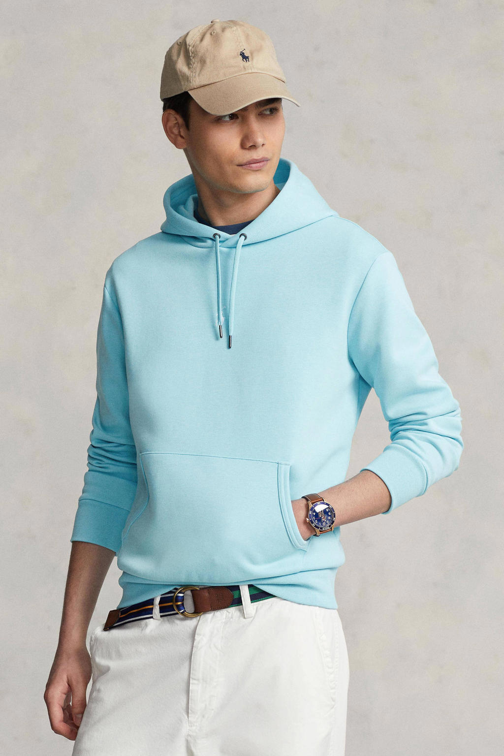 POLO Ralph Lauren hoodie hammond blue | wehkamp