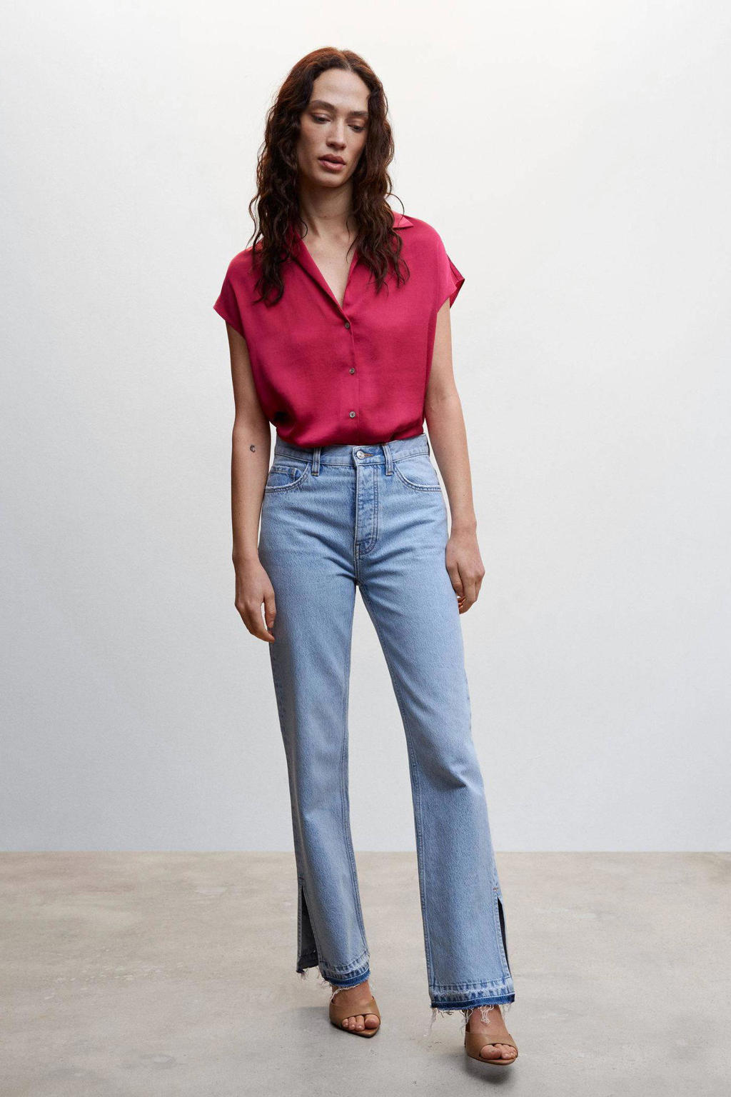 Mango blouse fuchsia kopen? | Morgen in huis | wehkamp