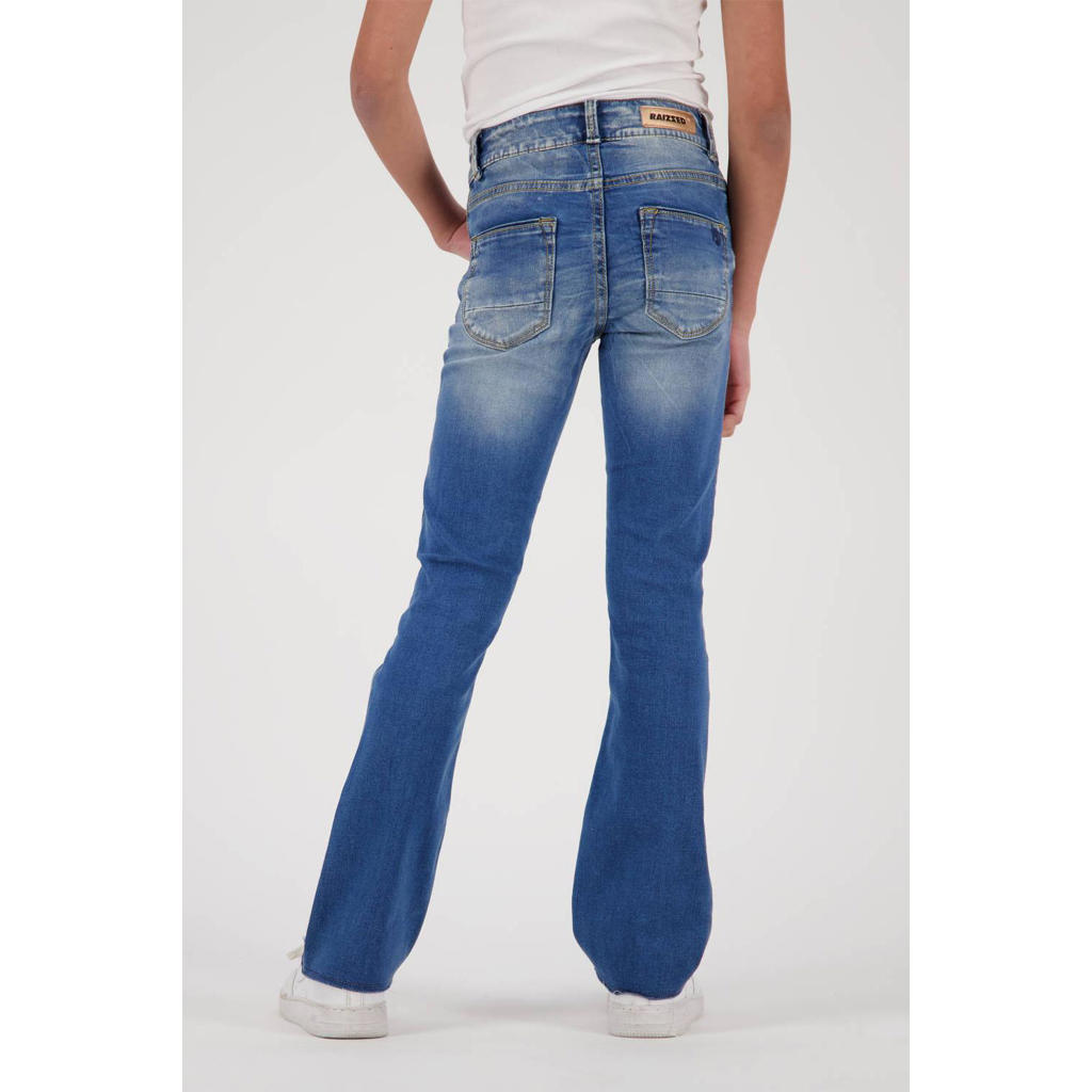 Raizzed high waist flared jeans Melbourne crafted met slijtage dark ...