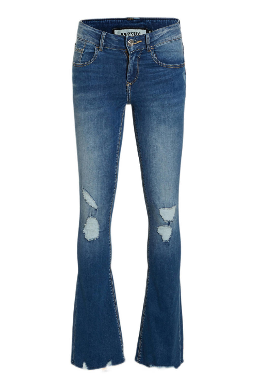Raizzed high waist flared jeans Melbourne crafted met slijtage dark ...