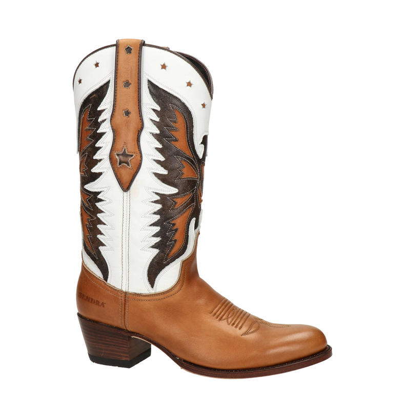 Sendra Deborah leren cowboylaarzen cognac | wehkamp