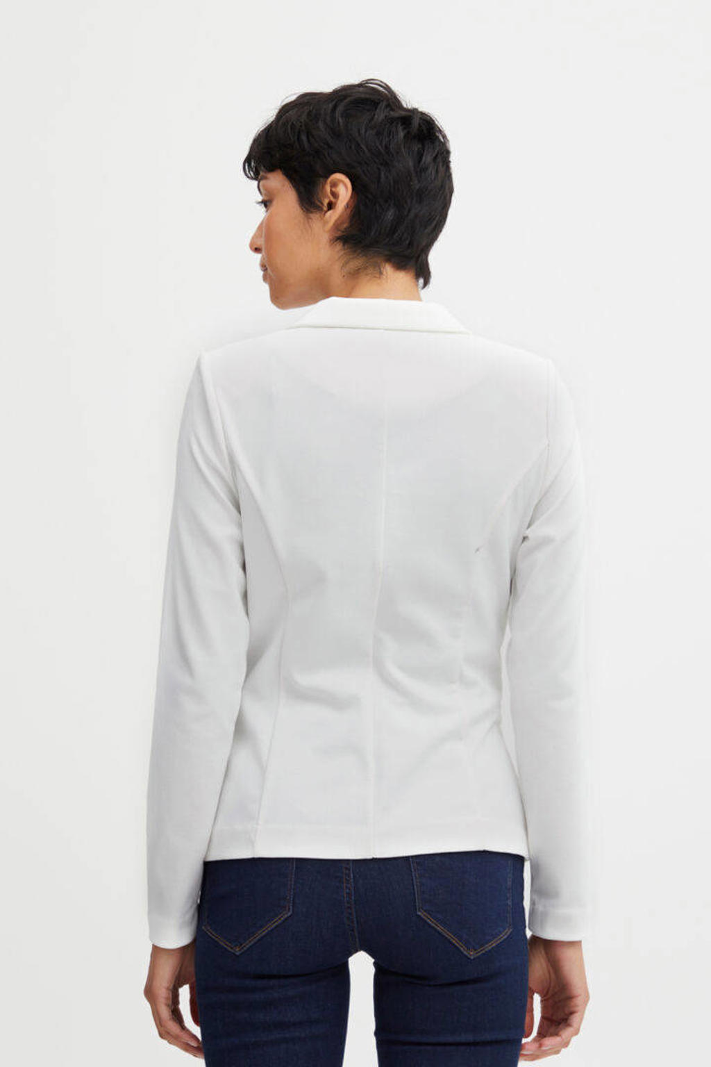 ICHI getailleerde blazer IHKATE wit | wehkamp