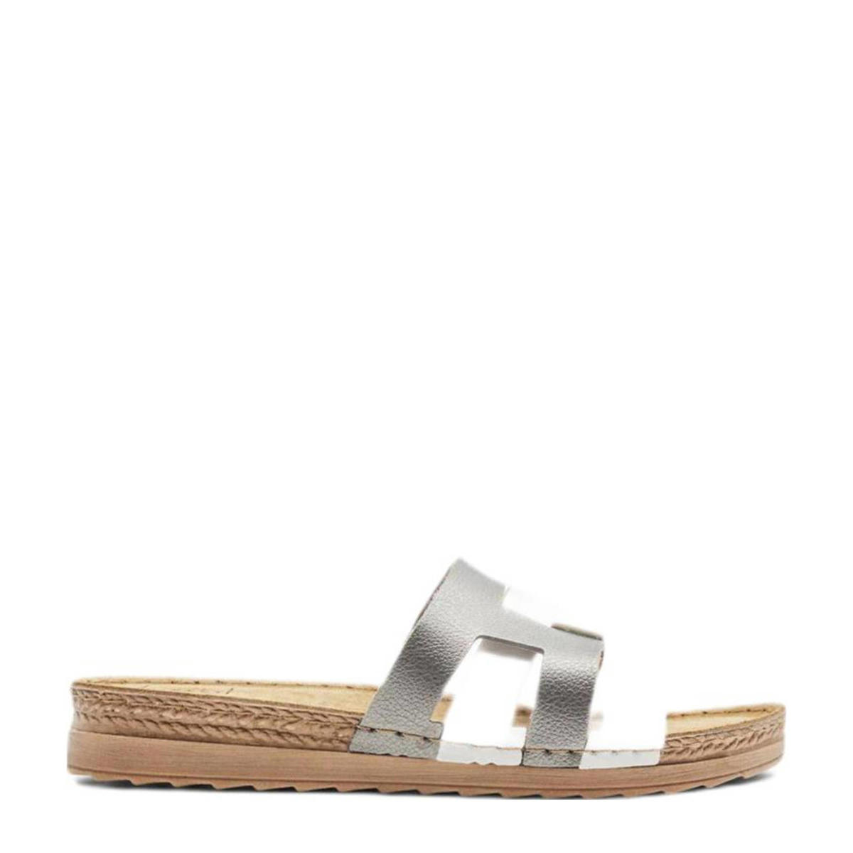 Easy Street slippers zilver/wit | wehkamp