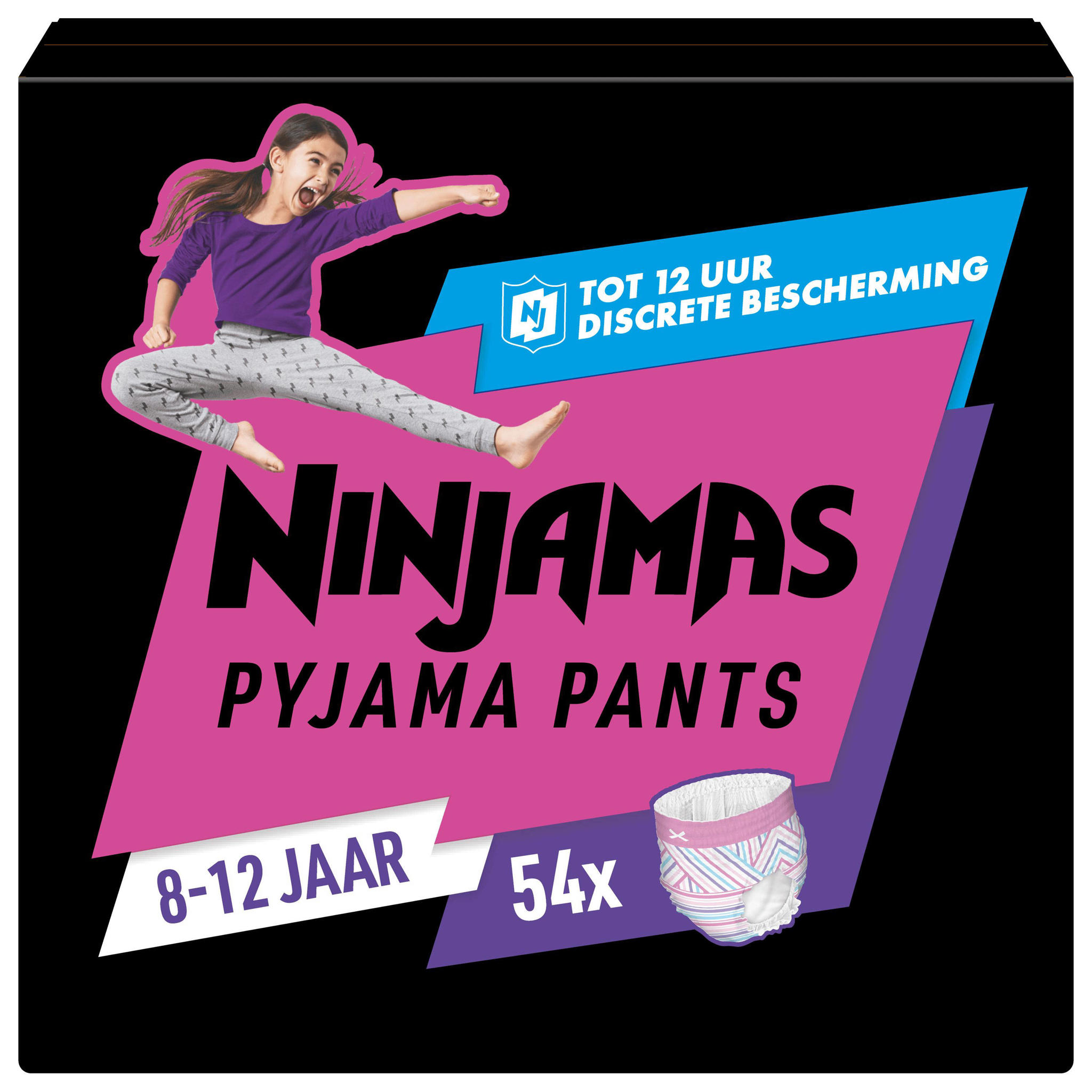 Pampers Ninjamas Pyjama Pants pyjamabroekjes Meisjes 8-12 Jaar (27-43kg ...