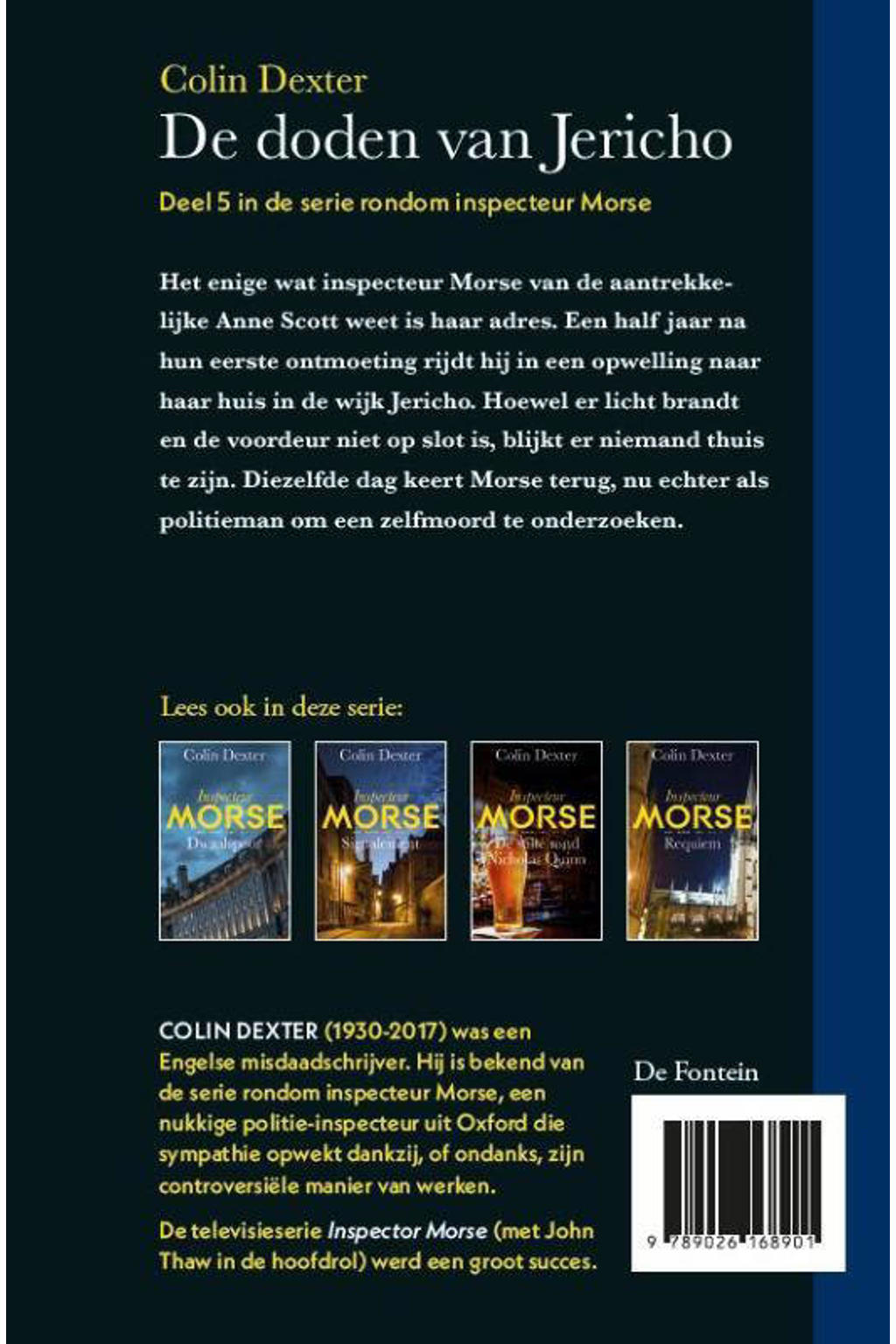 Colin Dexter Inspecteur Morse: De doden van Jericho | wehkamp