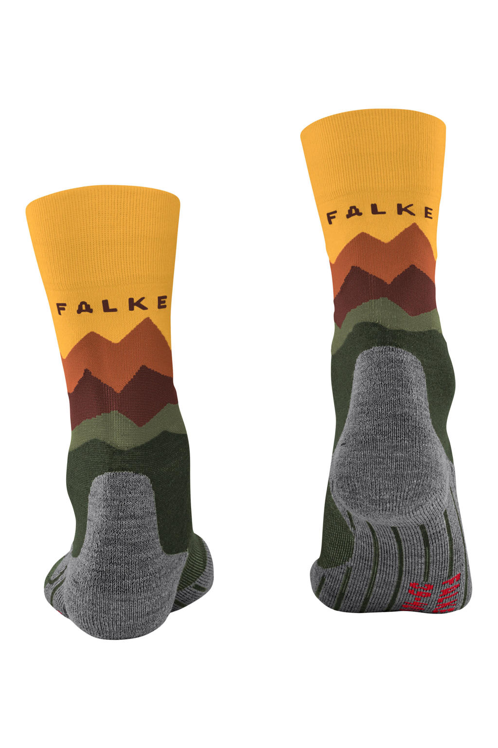 Falke Sport TK2 Explore wandelsokken geel/groen | wehkamp