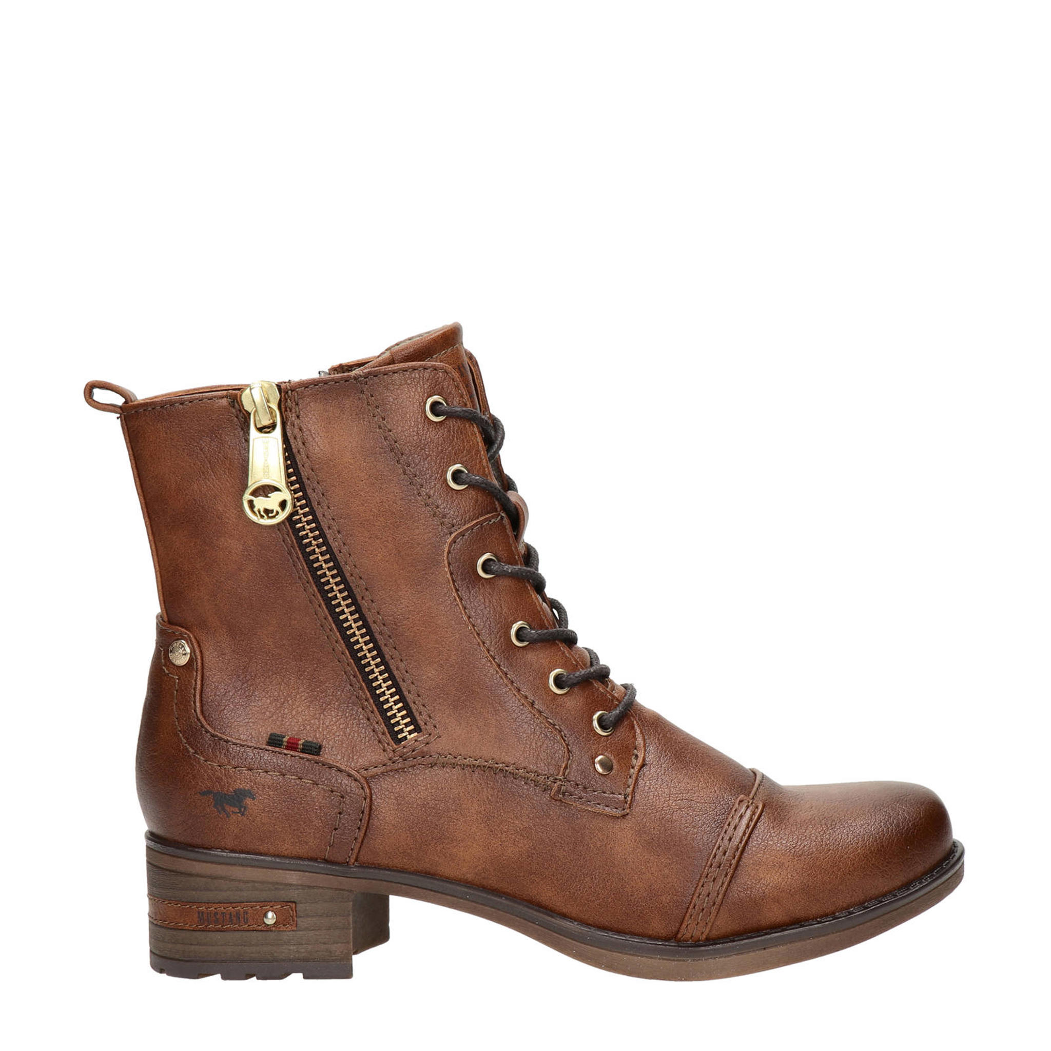 Mustang veterboots cognac kopen? | Morgen in huis | wehkamp