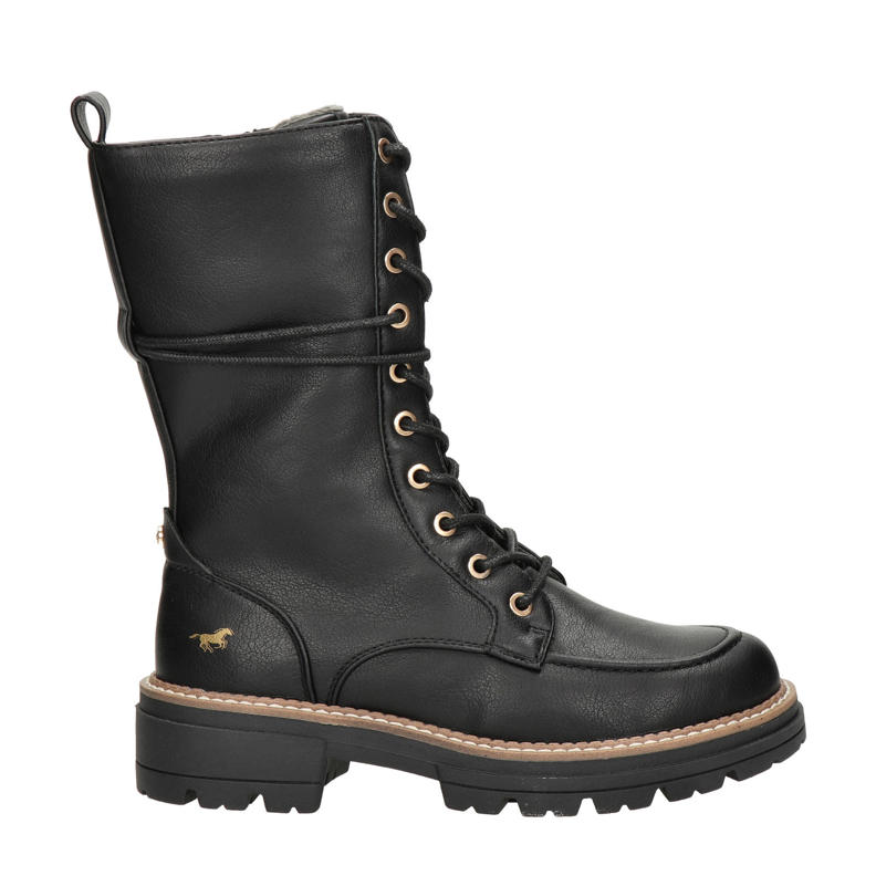 Mustang veterboots zwart kopen? | Morgen in huis | wehkamp