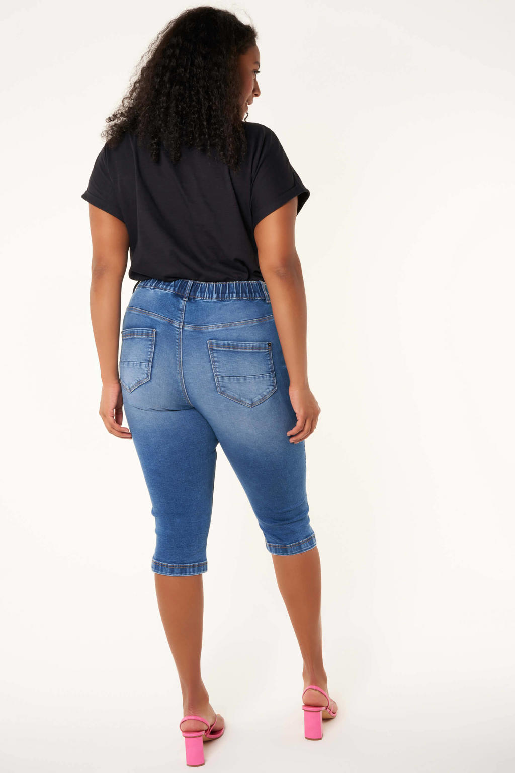 MS Mode skinny tregging medium blue denim | wehkamp