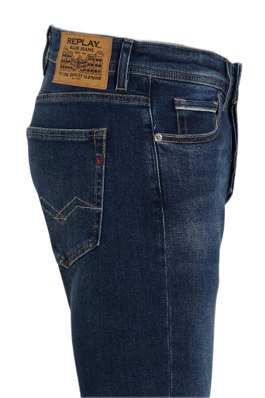REPLAY straight fit jeans GROVER dark blue | wehkamp
