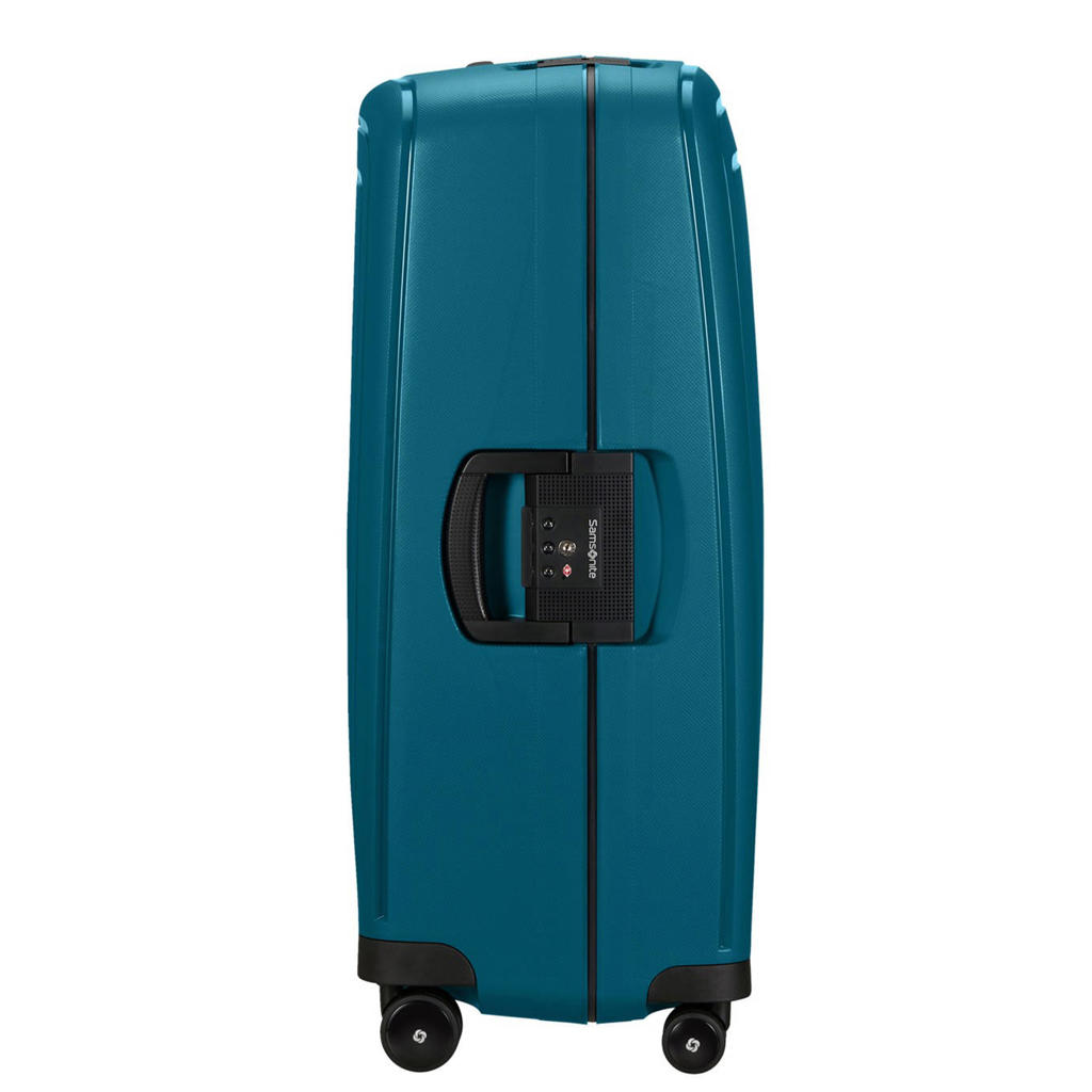 Samsonite trolley S'Cure 75 cm. petrol | wehkamp