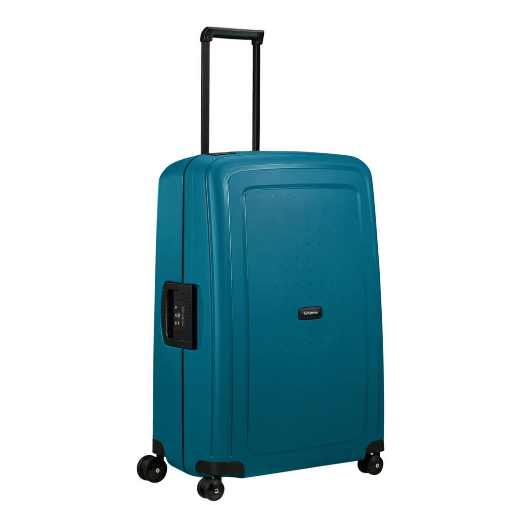 Samsonite trolley S'Cure 75 cm. petrol | wehkamp
