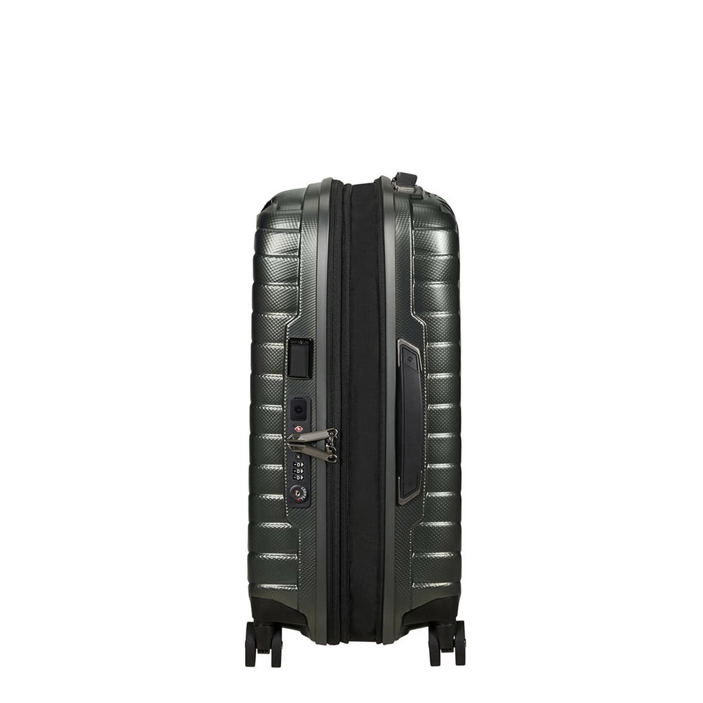 Samsonite trolley Proxis 55 cm. Expandable kaki | wehkamp