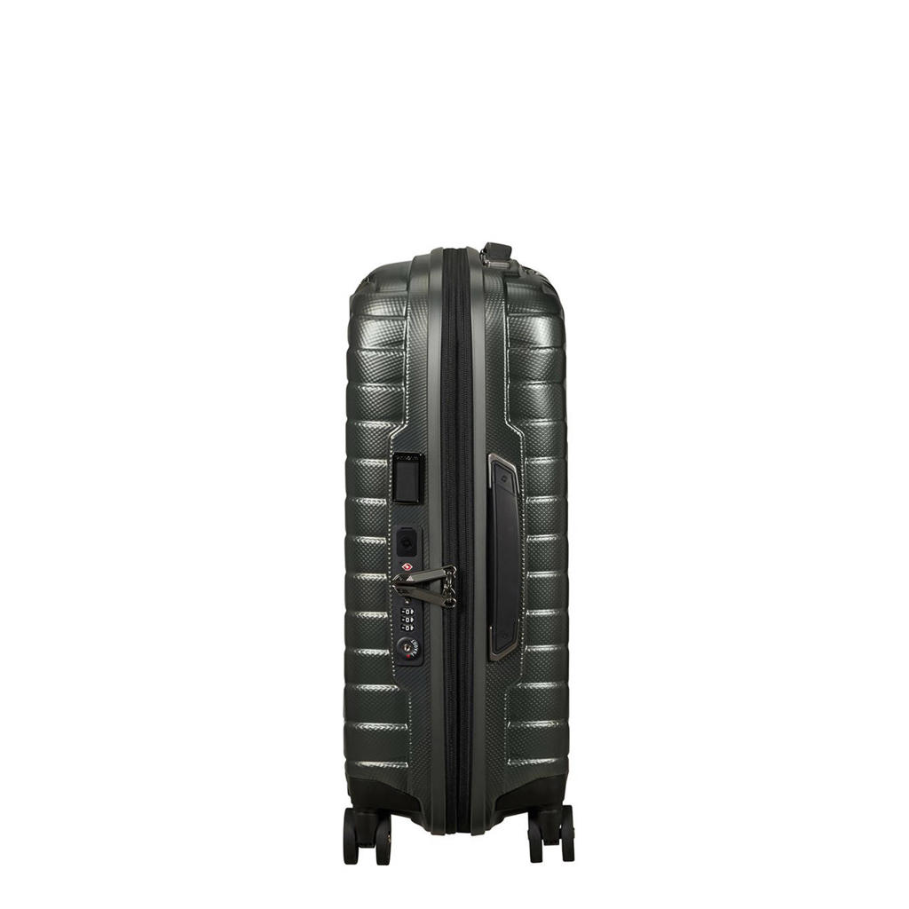 Samsonite trolley Proxis 55 cm. Expandable kaki | wehkamp
