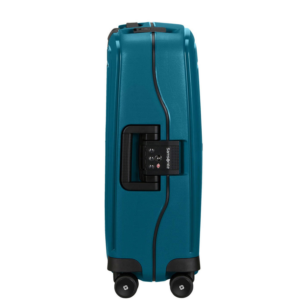 Samsonite trolley S'Cure 55 cm. petrol | wehkamp