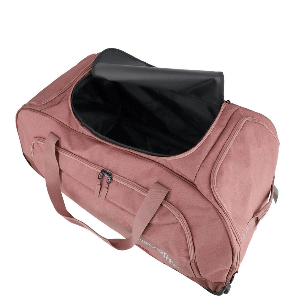 Travelite reistas Kick Off Wheeled Duffle oudroze | wehkamp