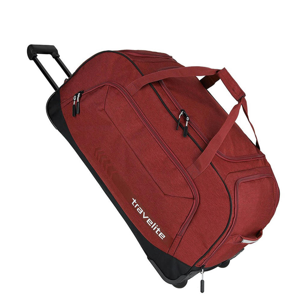 Travelite reistas Kick Off Wheeled Duffle rood | wehkamp