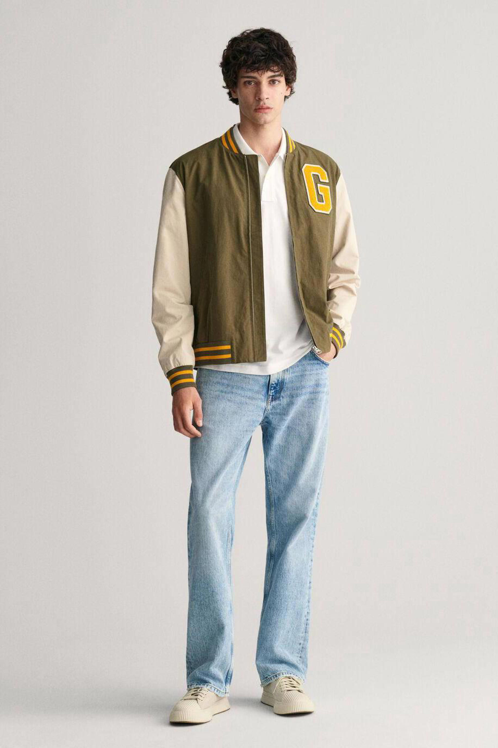 GANT regular fit polo Shield met logo white | wehkamp