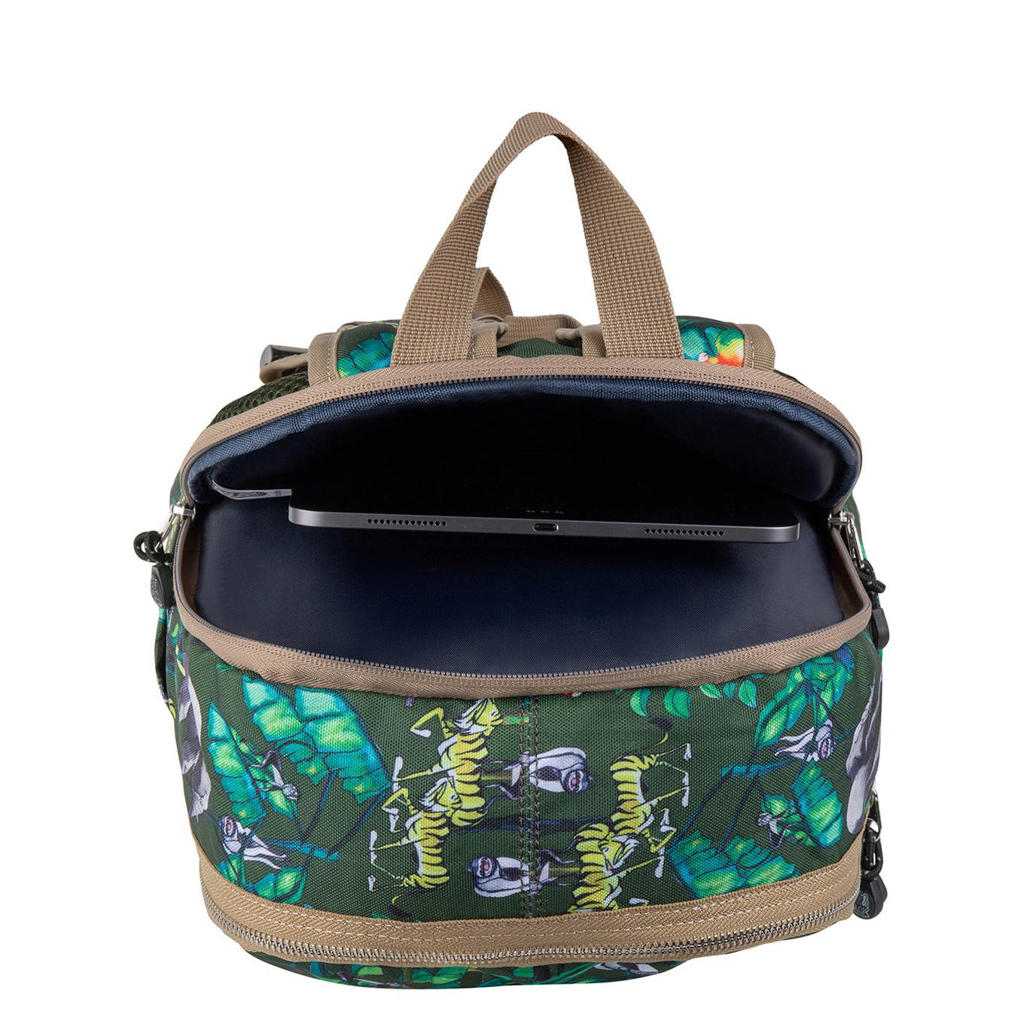 Pick & Pack rugzak Happy Jungle M groen | wehkamp