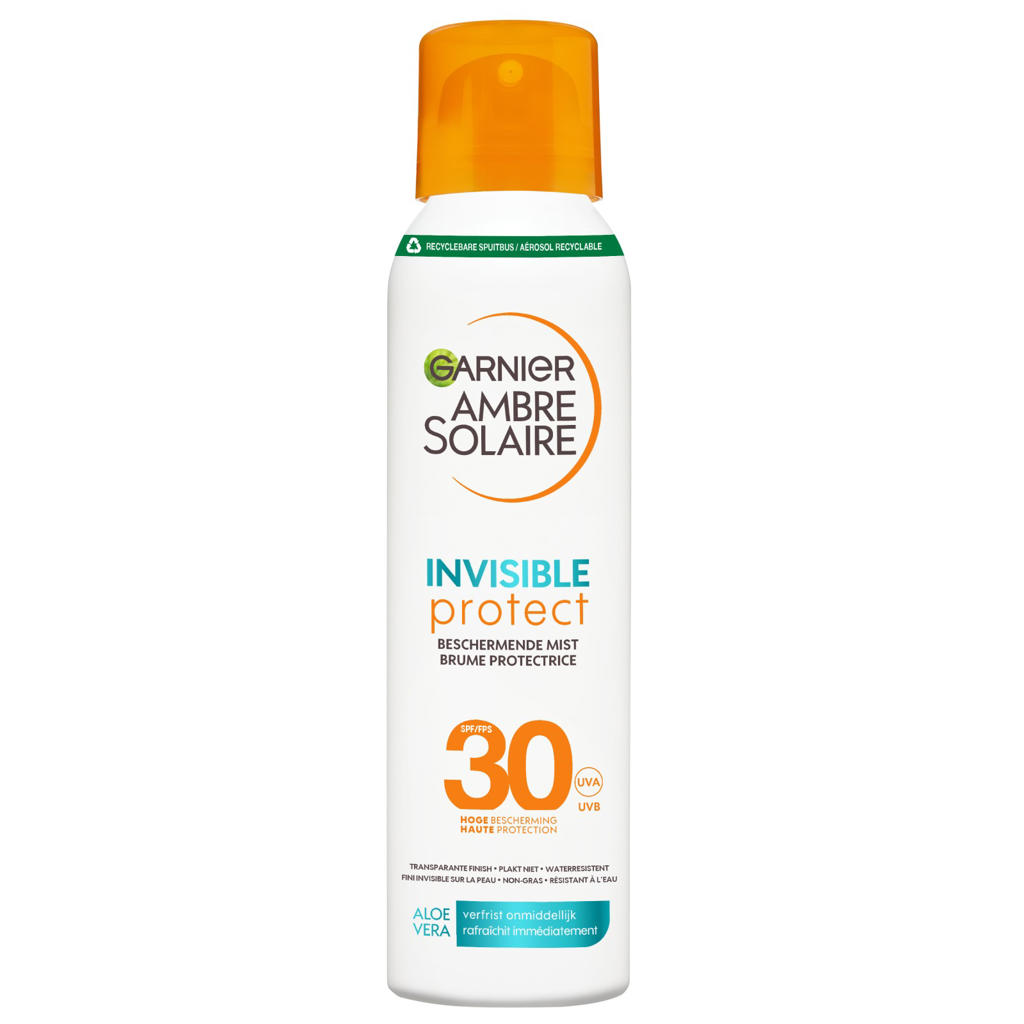 Garnier Ambre Solaire Invisible Protect Mist Zonnebrandspray - SPF30 ...