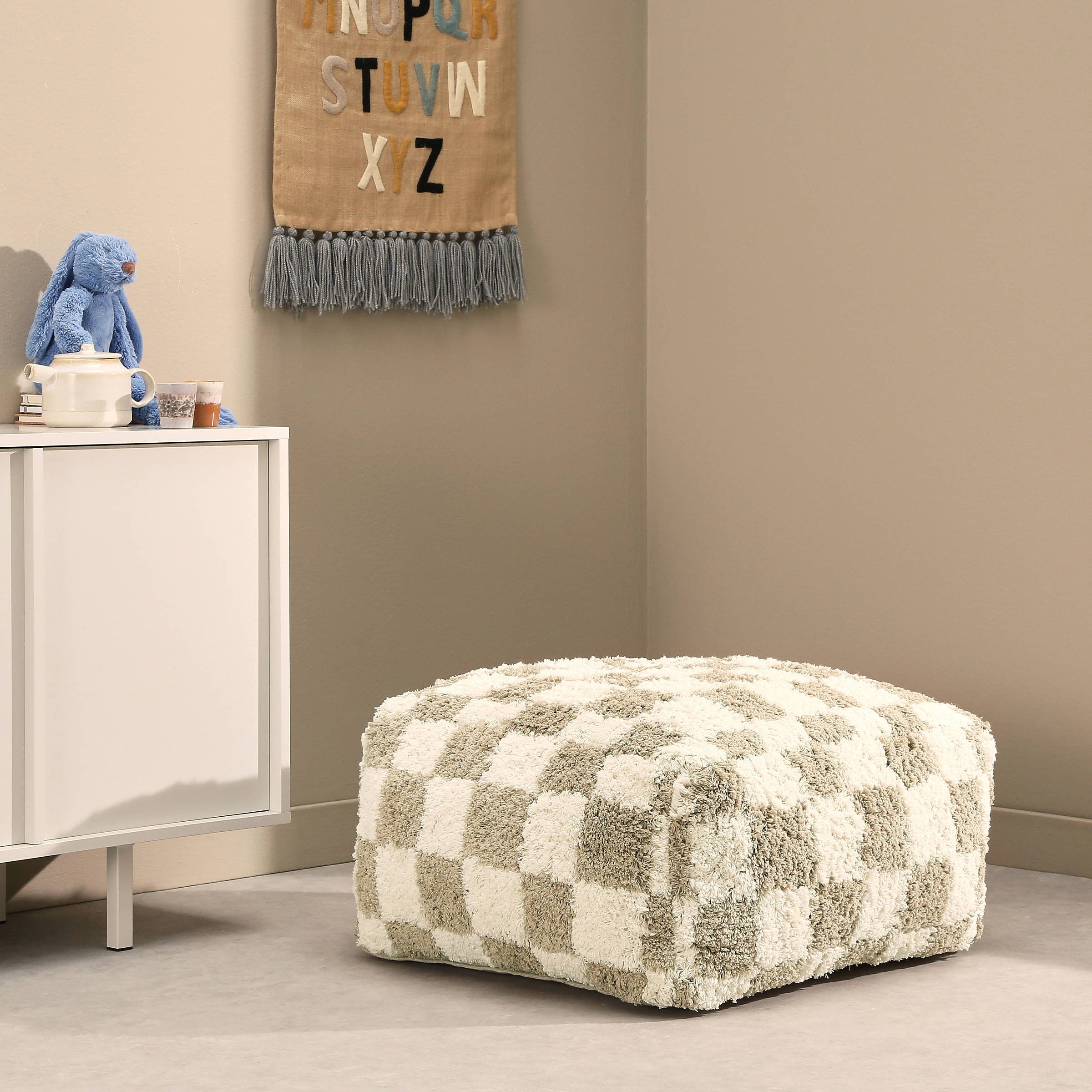 NOUS Living poef Checker kopen? | Morgen in huis | wehkamp