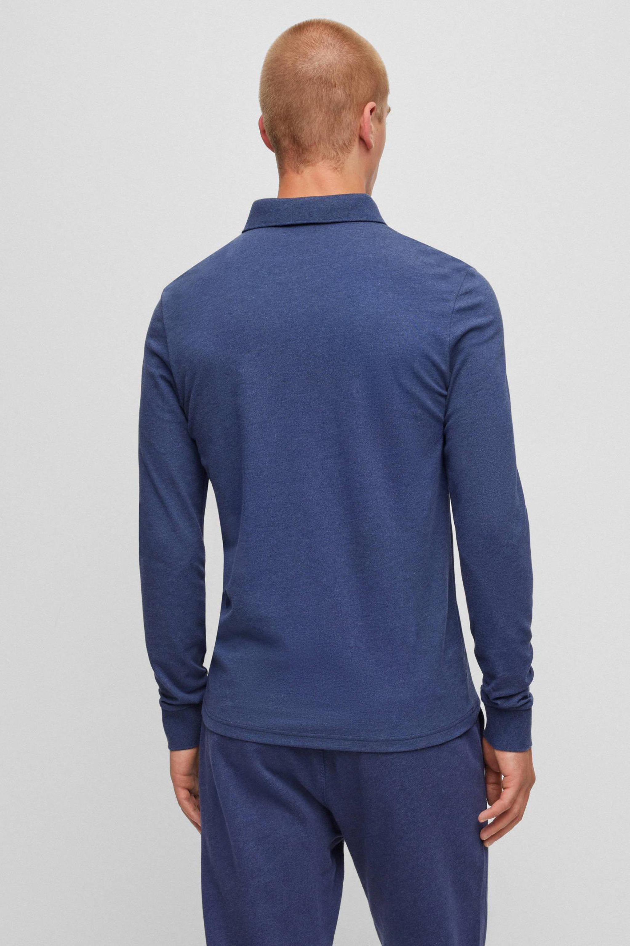 Boss Slim Fit Polo Passerby Met Logo Navy Wehkamp