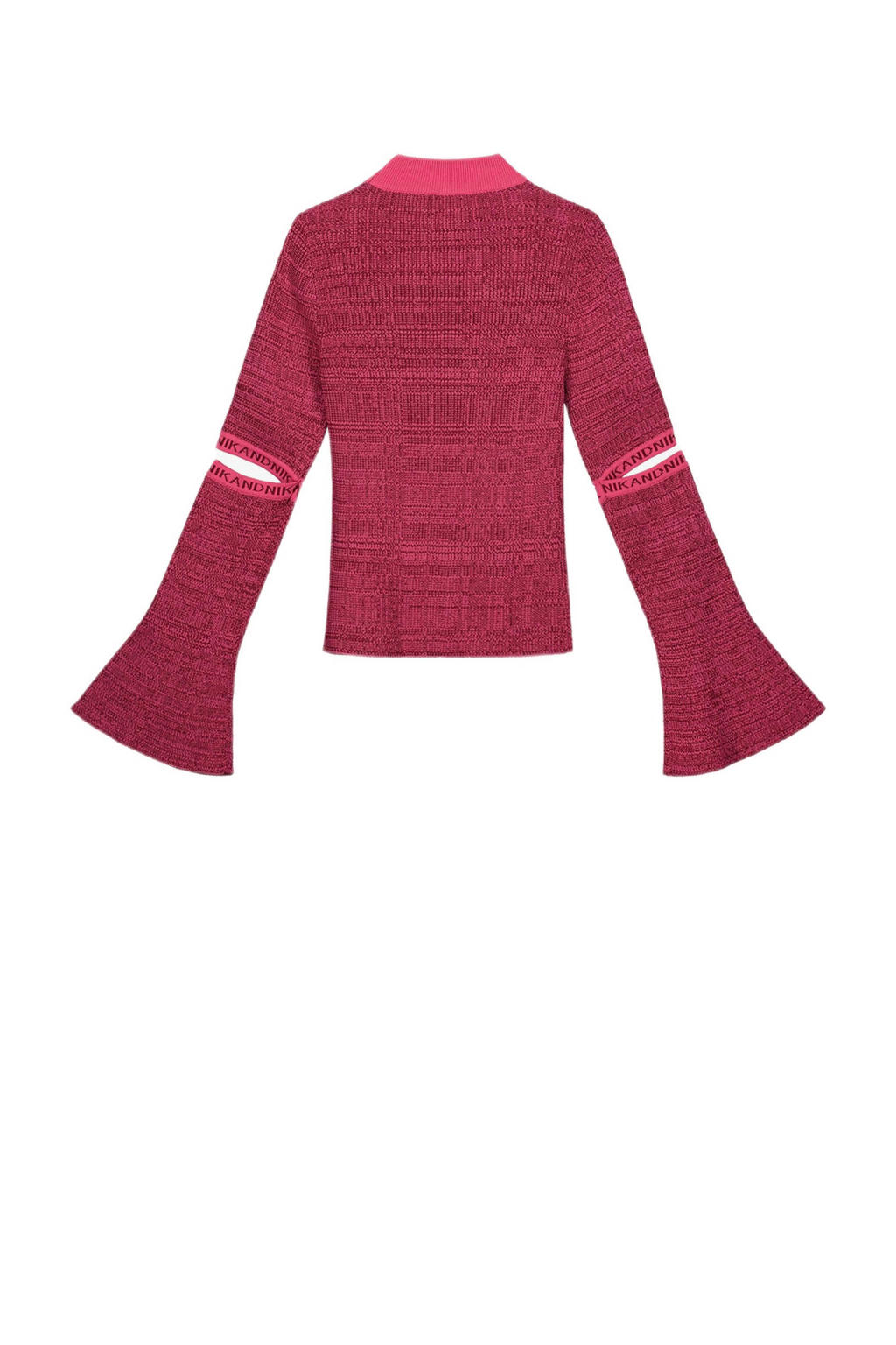 NIK&NIK top Teresa met open detail felroze | wehkamp