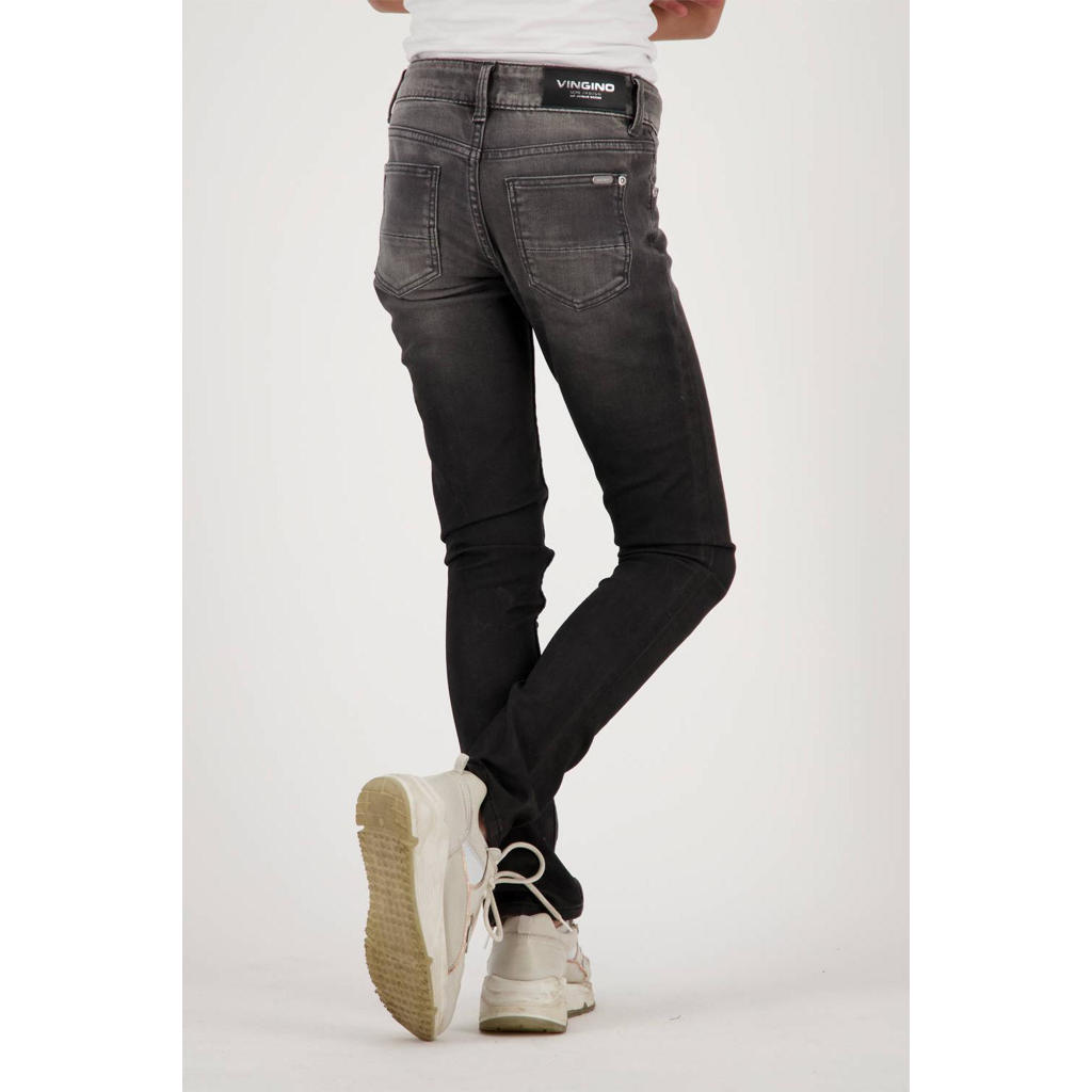 Vingino Skinny Jeans Amia Dip Black Wehkamp