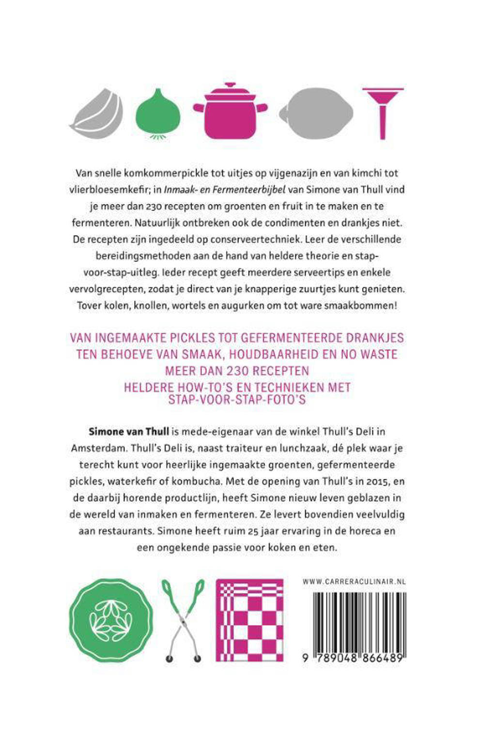 Simone van Thull Kookbijbels: Inmaak- en fermenteerbijbel | wehkamp