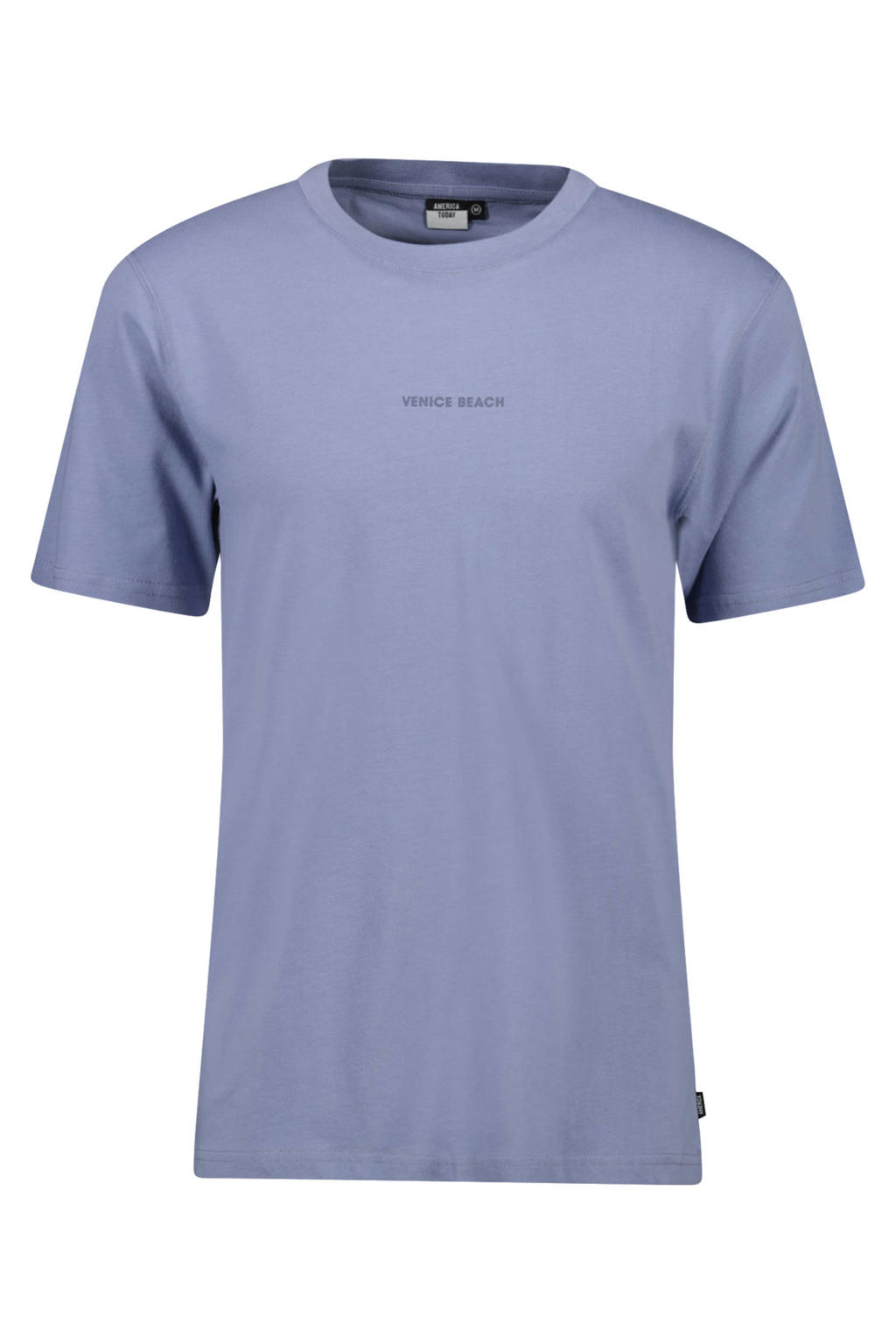 America Today regular fit T-shirt Eaton met backprint lilac | wehkamp
