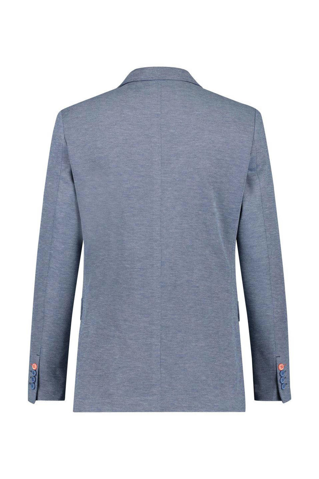 A fish named Fred gemêleerd regular fit colbert light blue | wehkamp