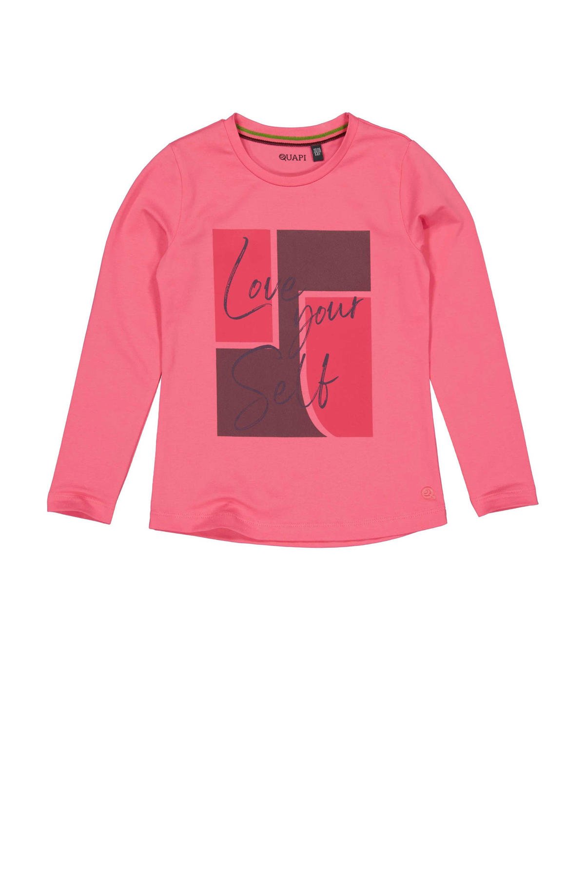 Quapi longsleeve AILEENQW233 roze | wehkamp
